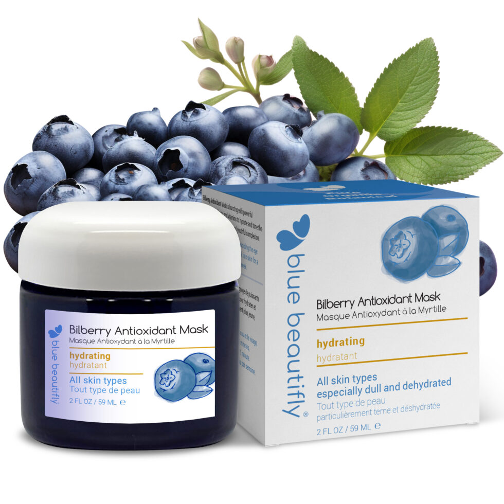 Bilberry Antioxidant Mask: Ultimate Skin Hydration Awaits - Blue Beautifly